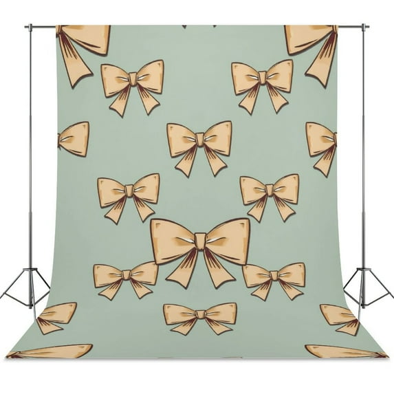 Pastel Bow Pattern Decorations BackdropPortrait Photography Background ...