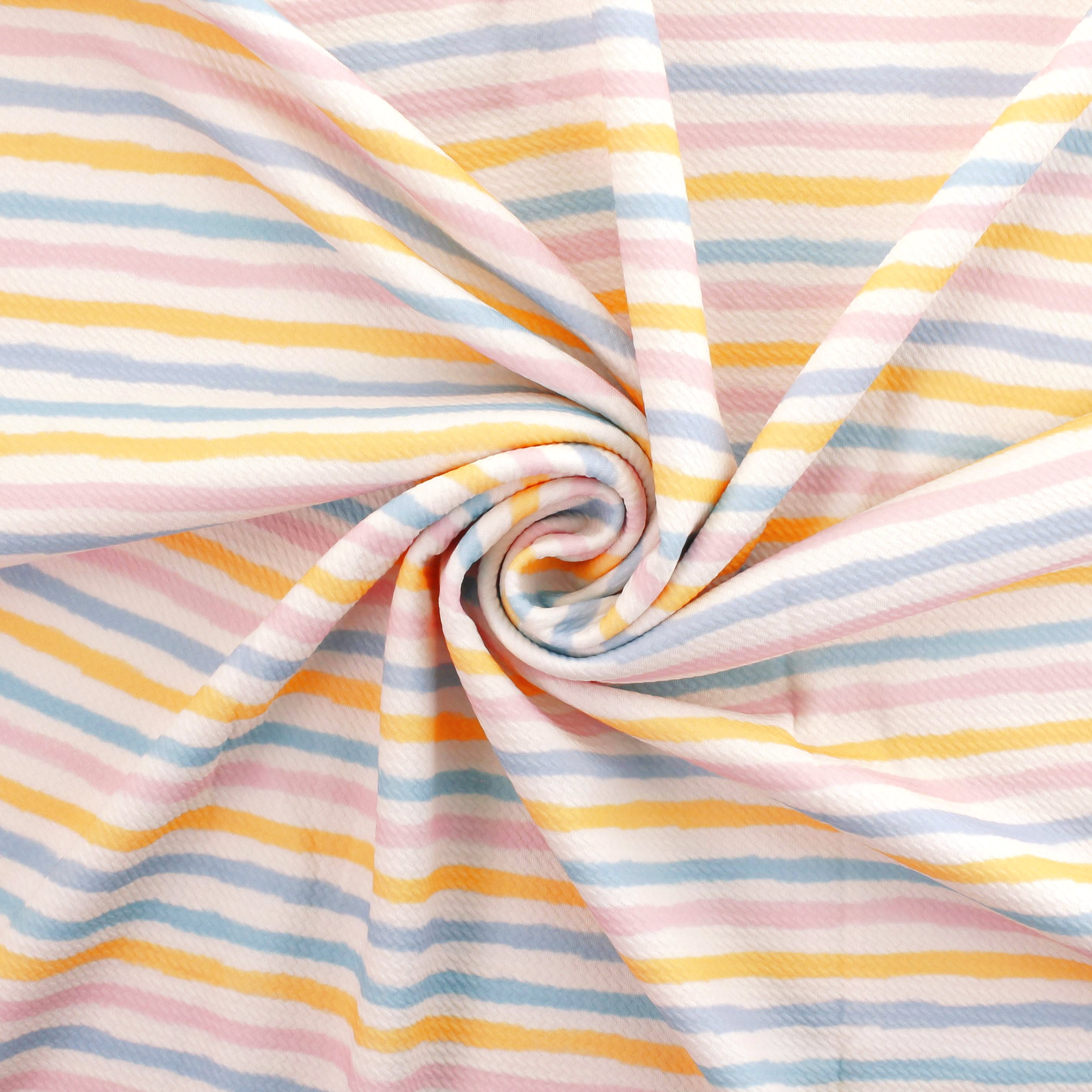 Pastel Brush Stroke Stripes Bullet Fabric 1 yard - Walmart.com