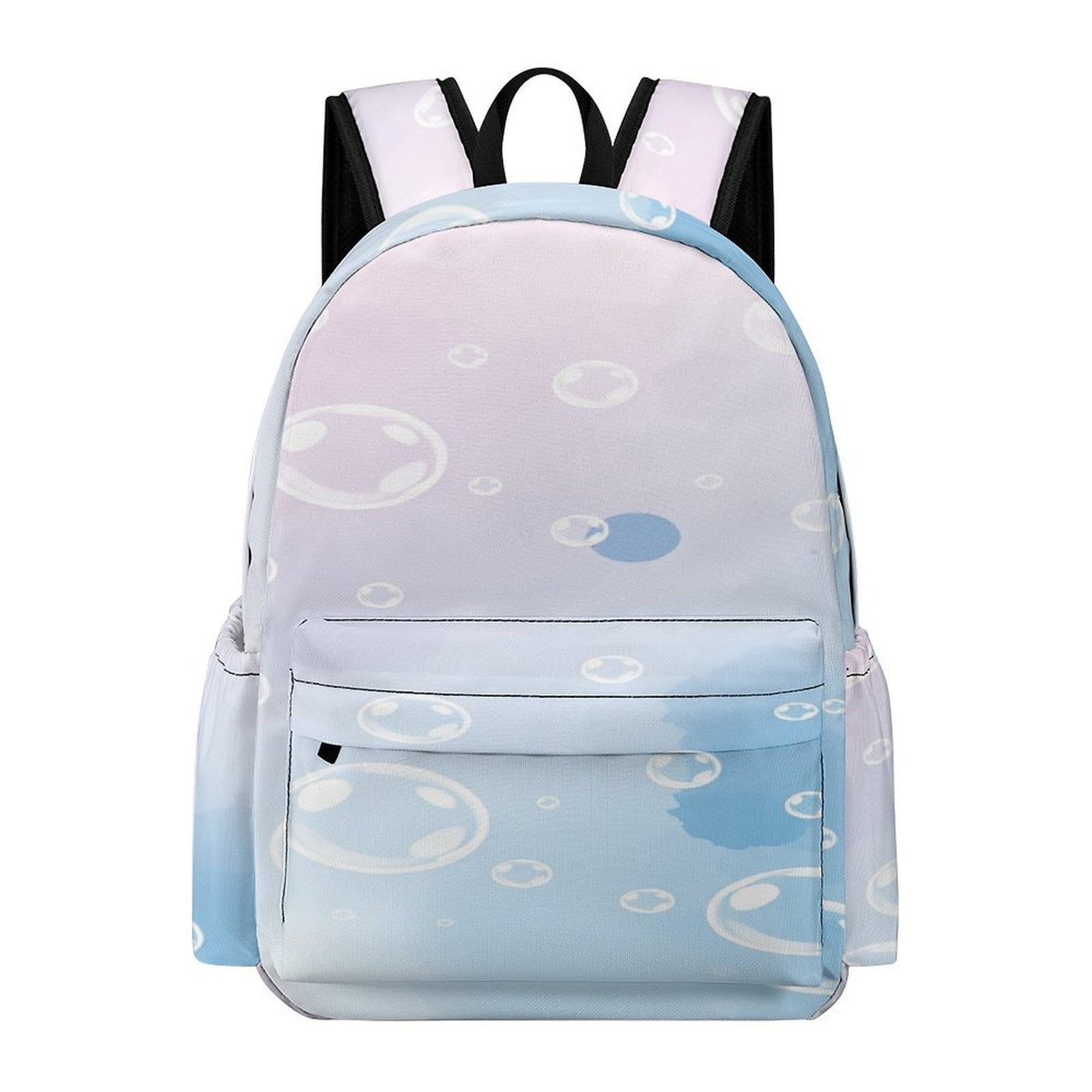 Pastel Bubble Background Backpack Student BookBag School Bag Laptop ...