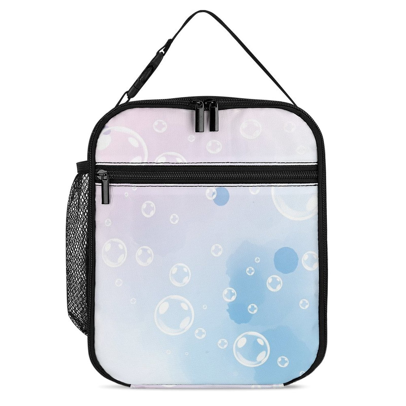 Pastel Bubble Background Lunch Bags Lunch Container Cooler Bag Tote ...