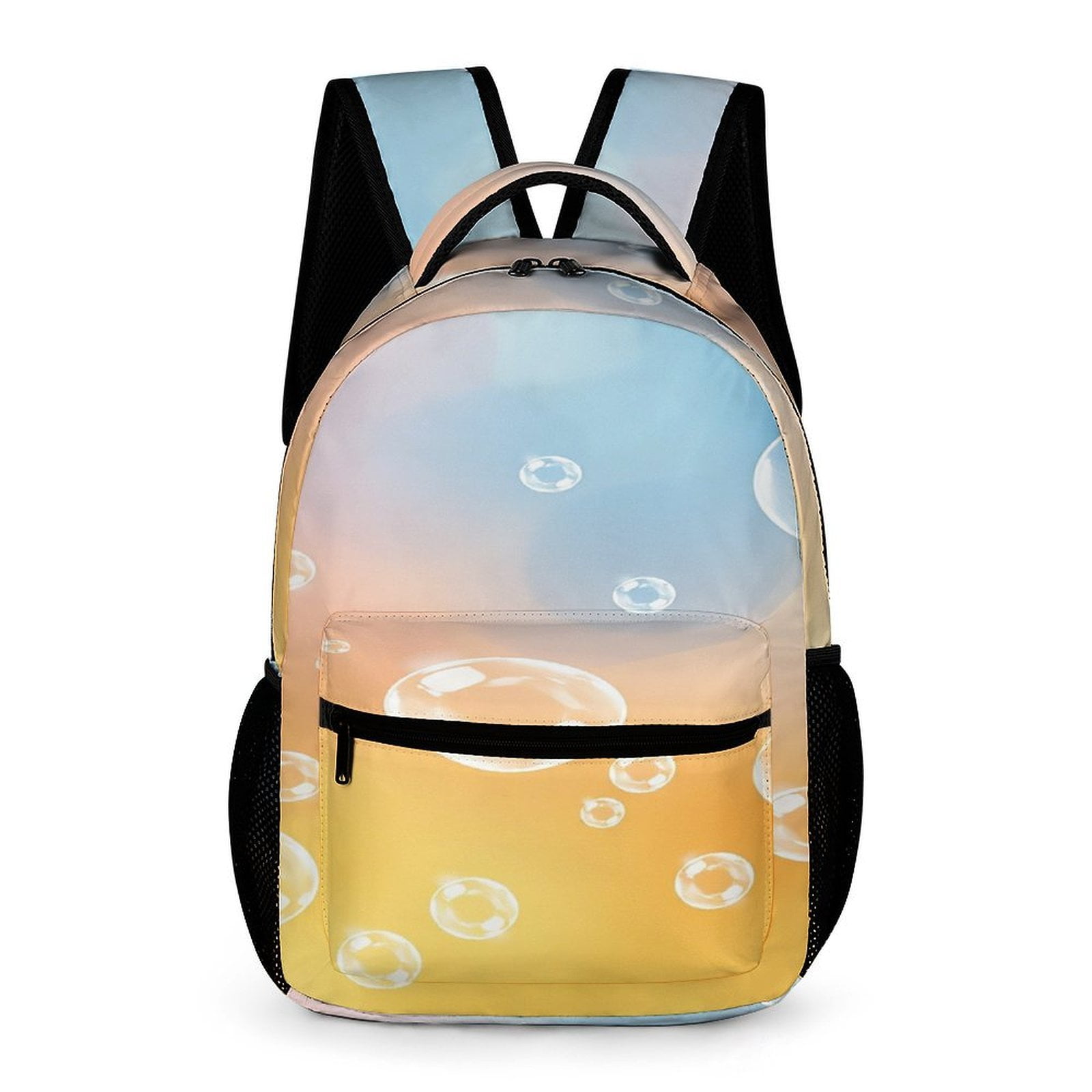 Pastel Bubbles Floating Student Bookbag Notebook Backpacks 3D Print ...