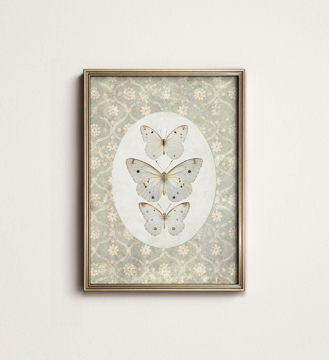 Pastel Butterfly Cottagecore Poster, Unframed Size 16x24 - Walmart.com