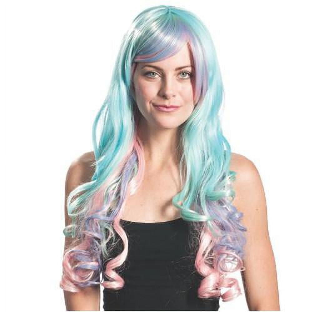 Celesti Wig - Pastel Rainbow - Unicorn - Cosplay Costume Accessory ...
