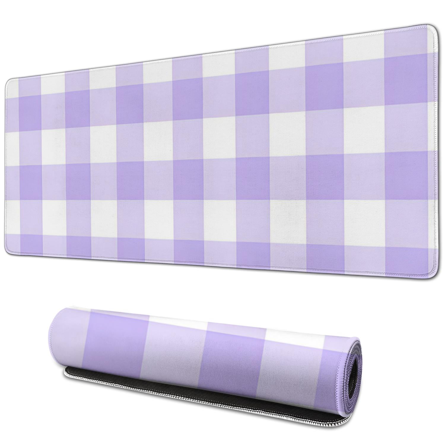 Pastel Checkered Mouse Pad: Anti-Slip, Adds Boho Chic Aesthetic to Home ...