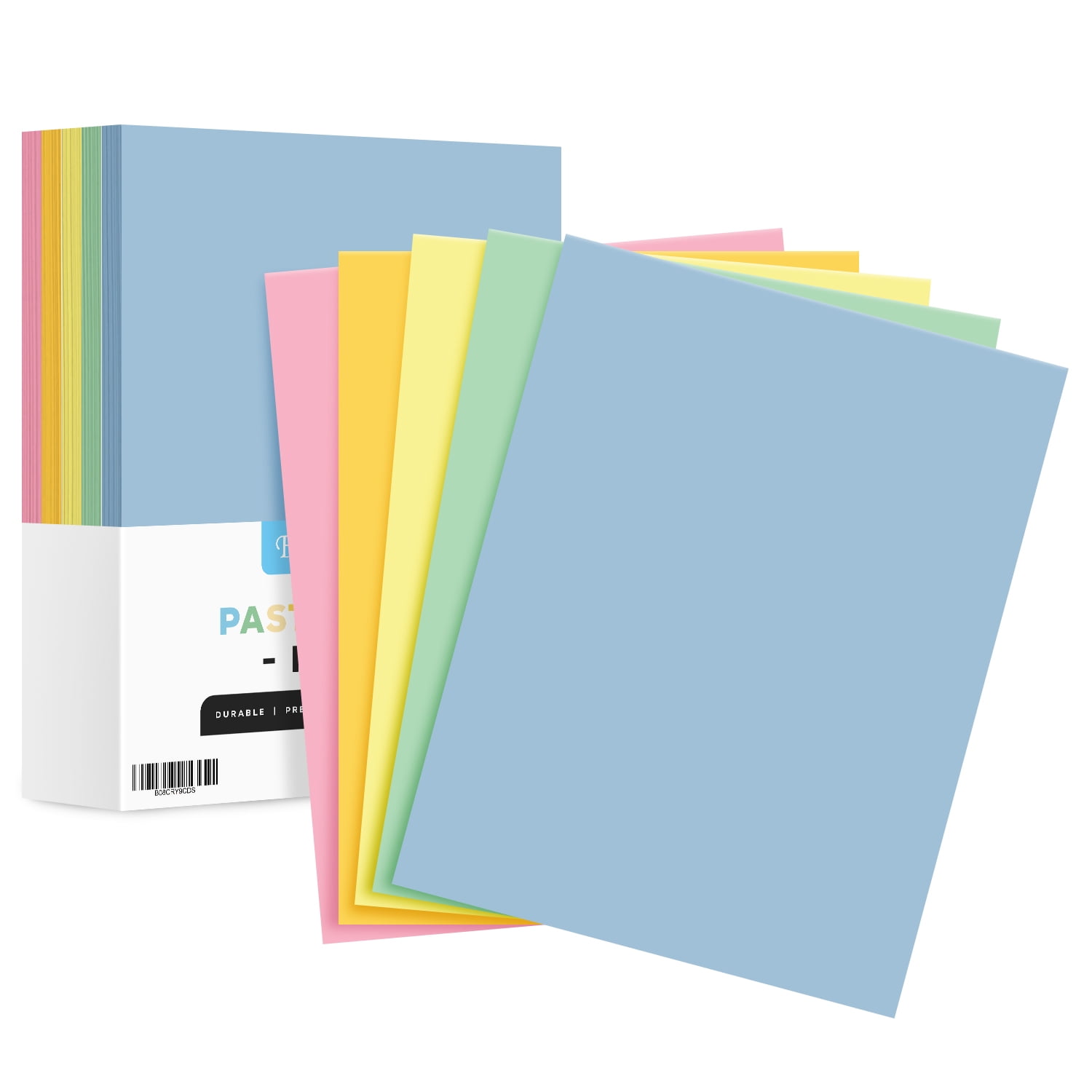 Pastel Color Paper, 8.5 x 11" Multi-Color Bulk Paper for Spring ...