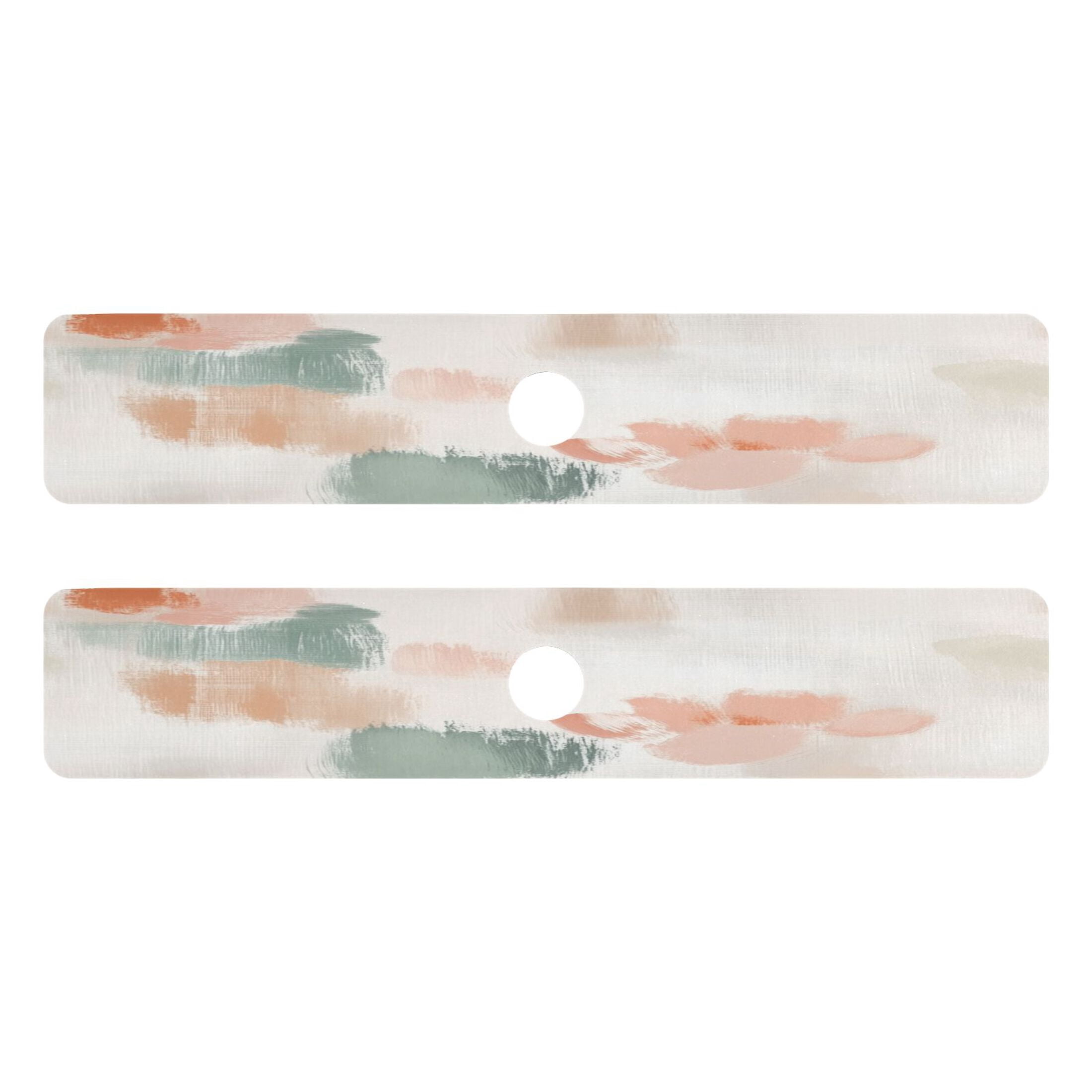 Pastel Color Pattern Extra Long Silicone Algae Sink Mat 30x5.4in 2 Pack ...