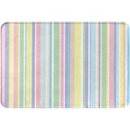 Kids Rainbow Bath Mat for Bathroom, Colorful Geometric Cute Polka Dot ...