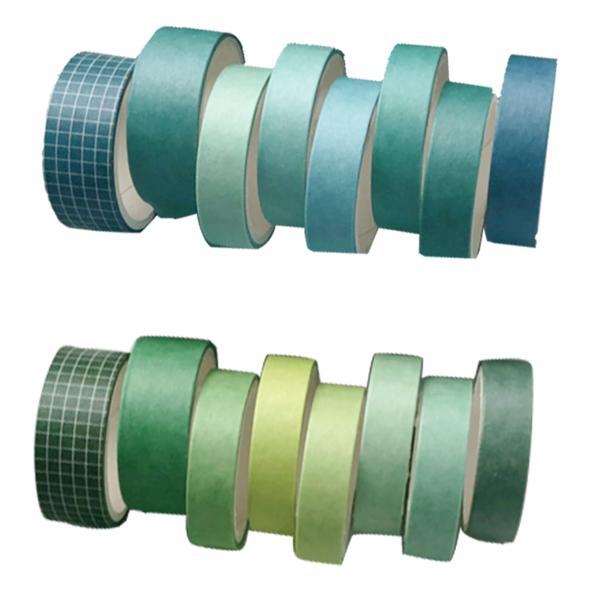 Pastel Colored Washi Tape - 16 Rolls Thin Solid Color Washi Tape, Cute ...