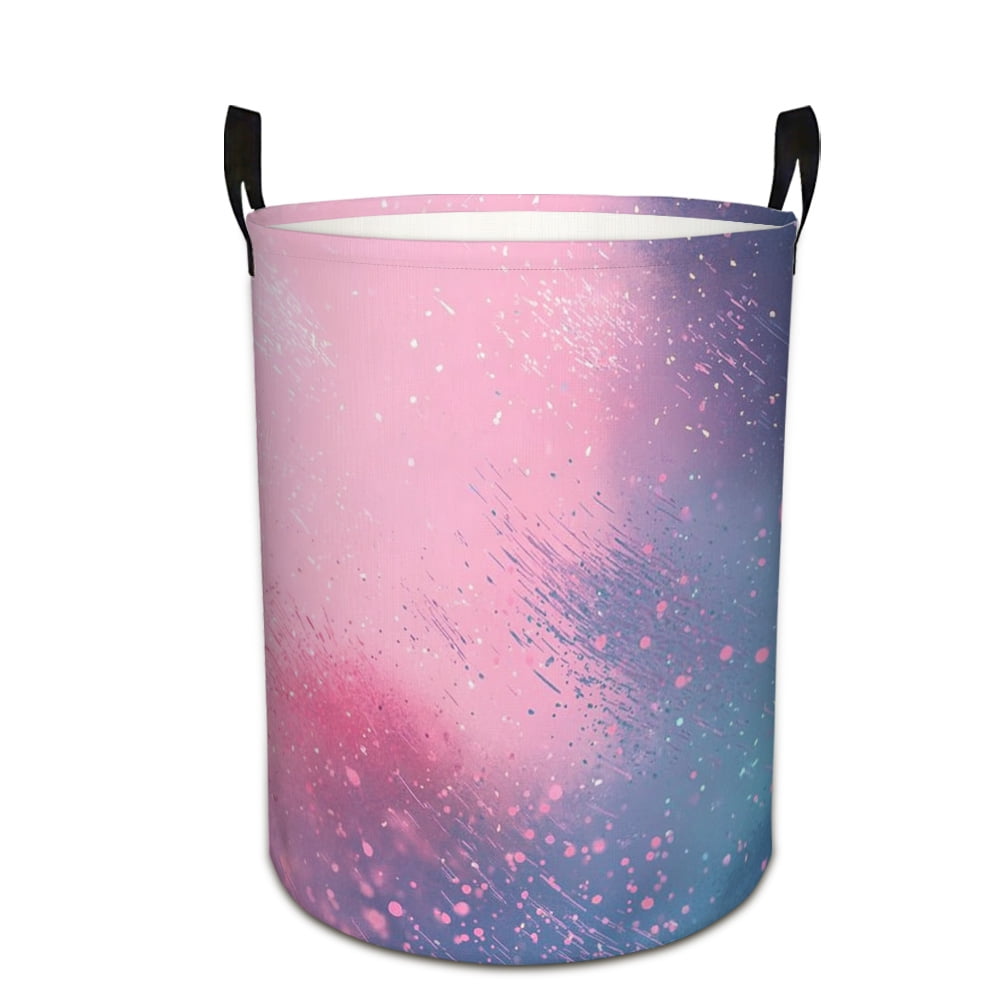 Pastel Colorful Paint Splashes Print Extra Large Foldable Laundry ...