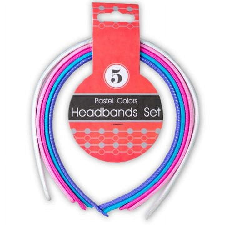 Pastel Colors Headbands Set, Pack Of 3 - Walmart.com