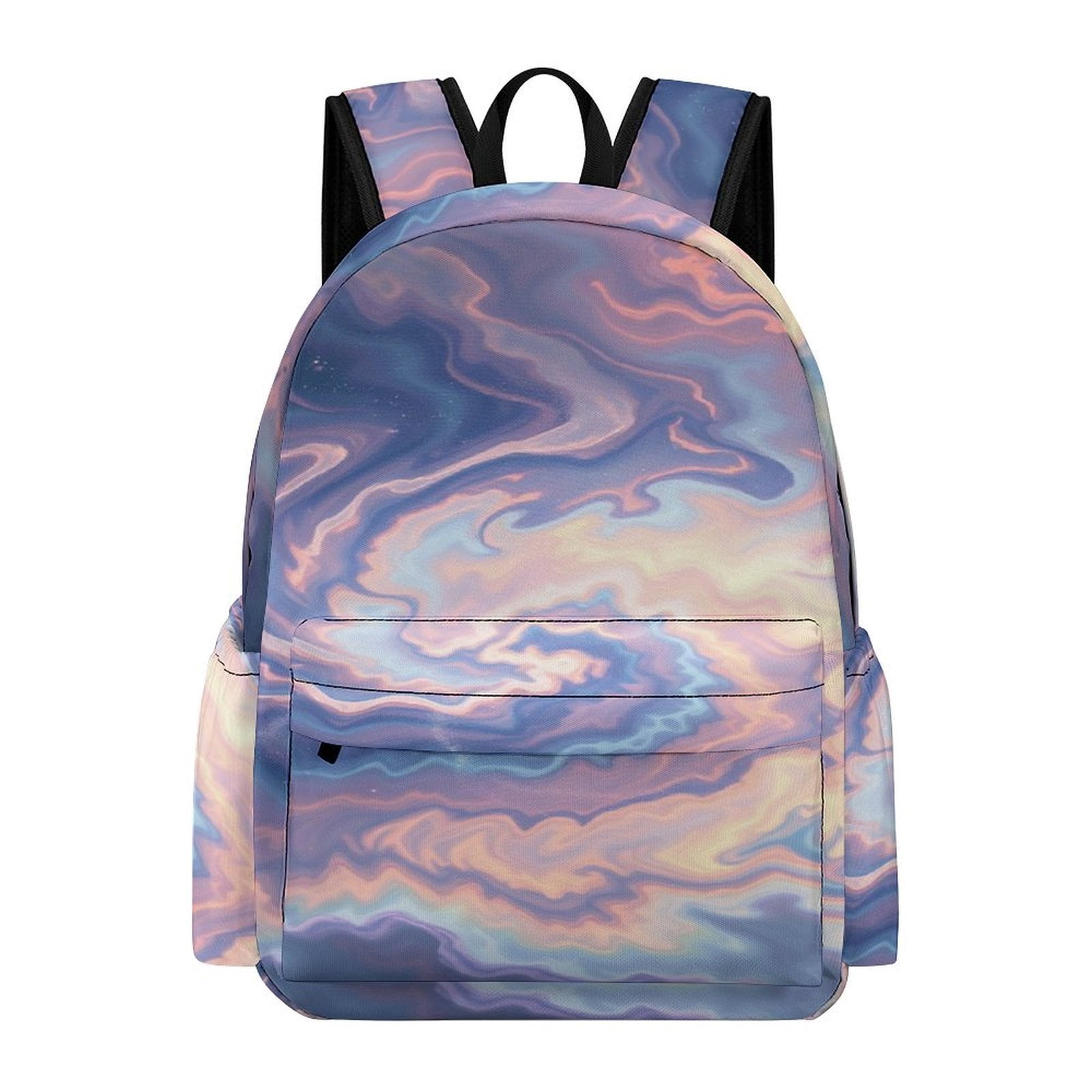 Pastel Cosmic Swirl Backpack School Bags for Teenagers Students Laptop ...