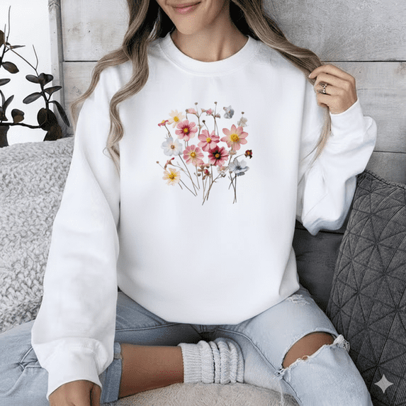 Pastel Cosmos Flower Cute Fun Cartoon Spring Nature Inspired Cozy ...