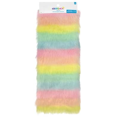 Pastel Craft Faux Fur by Creatology – 9"x12" Acrylic & Polyester Fabric ...
