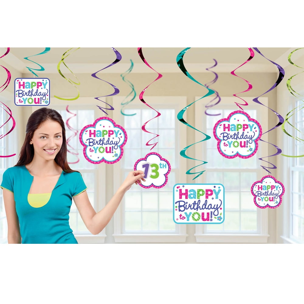 Pastel Customizable Foil Swirl Decoration Kit - Party Supplies ...