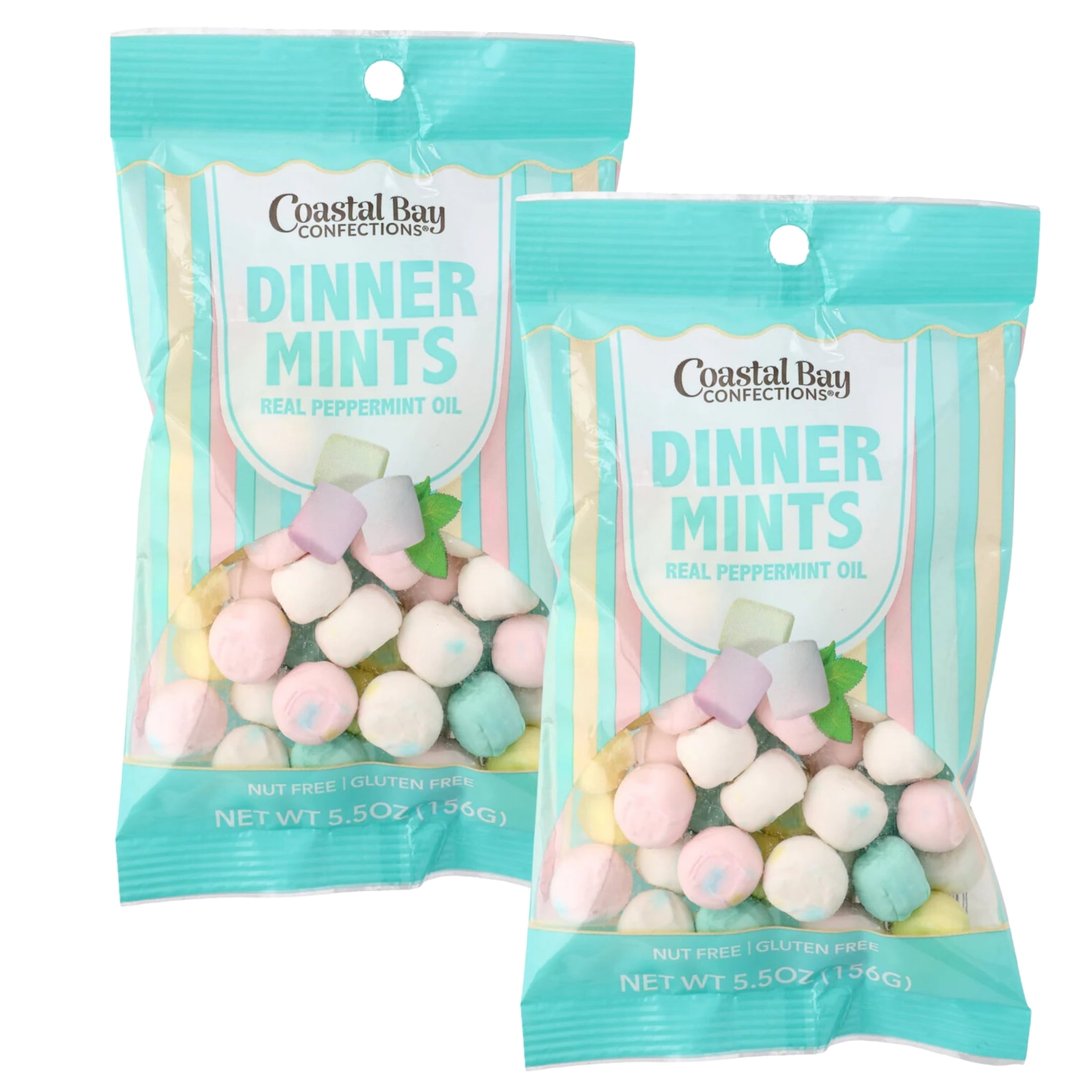 Pastel Dinner Mints 5.5 oz for Easter Egg Hunt Basket Stocking Stuffers ...