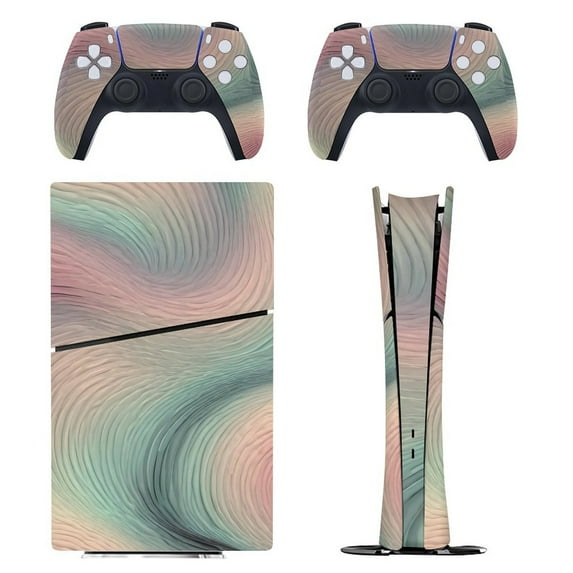 Pastel Dream Vortex Console Skin Bundle for PS5 Pro Slim Disc & Digital ...