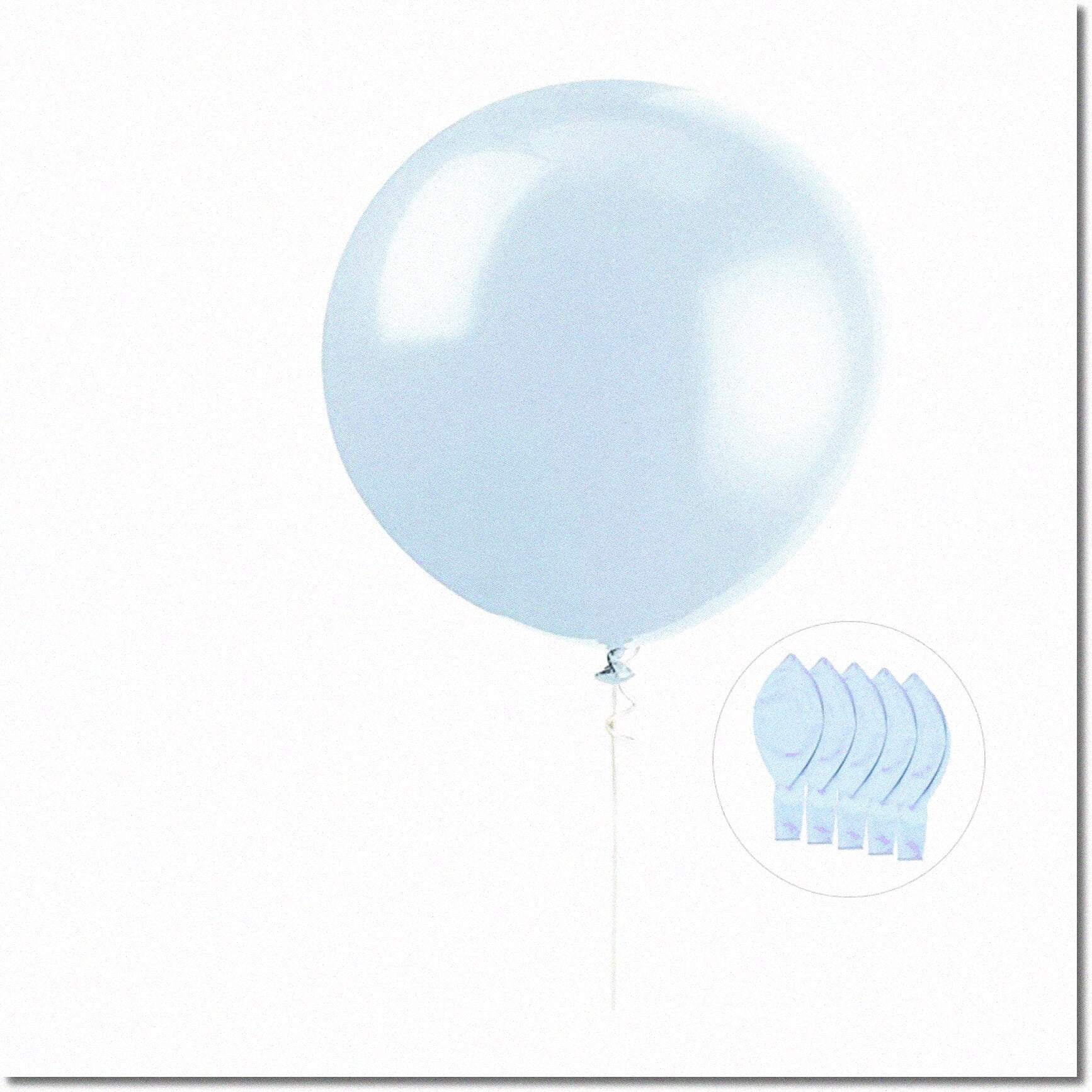 Pastel Dreams 36" Baby Blue Balloon Pack - Perfect for Balloon Garlands ...