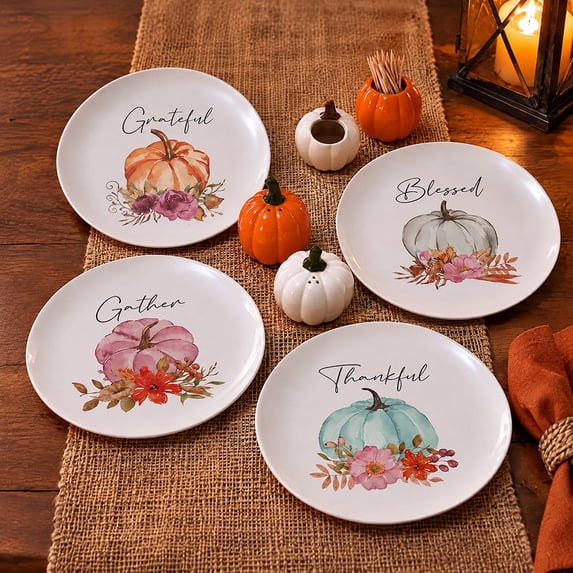 Pastel Fall Sentiments Tableware Collection - Walmart.com