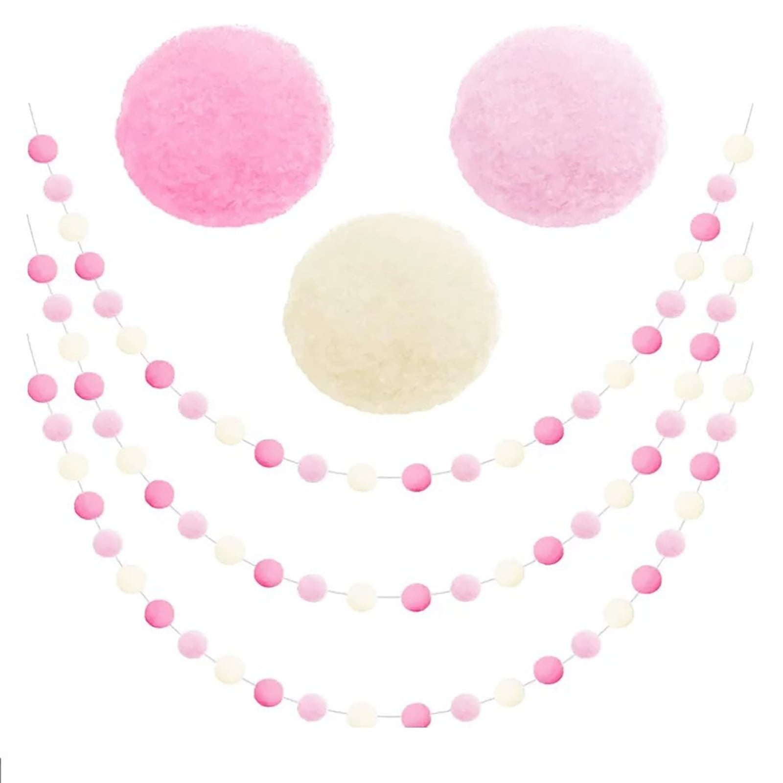 Pastel Garland Hanging Decorations Banner for Living Room Bedroom ...