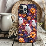 Pastel Ghost Floral Case With Soft Dreamy Artwork for iPhone 17 through ...