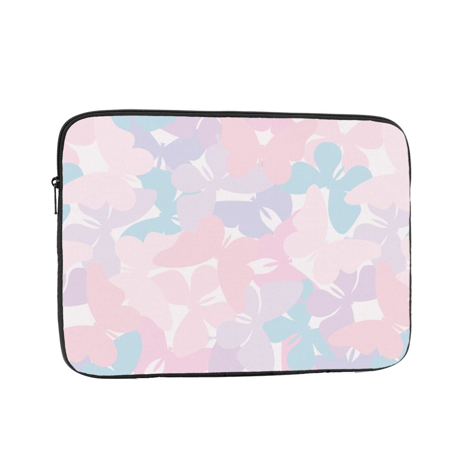 Pastel Girly Butterfly 17 inch Portable Laptop Sleeve Compatible with ...