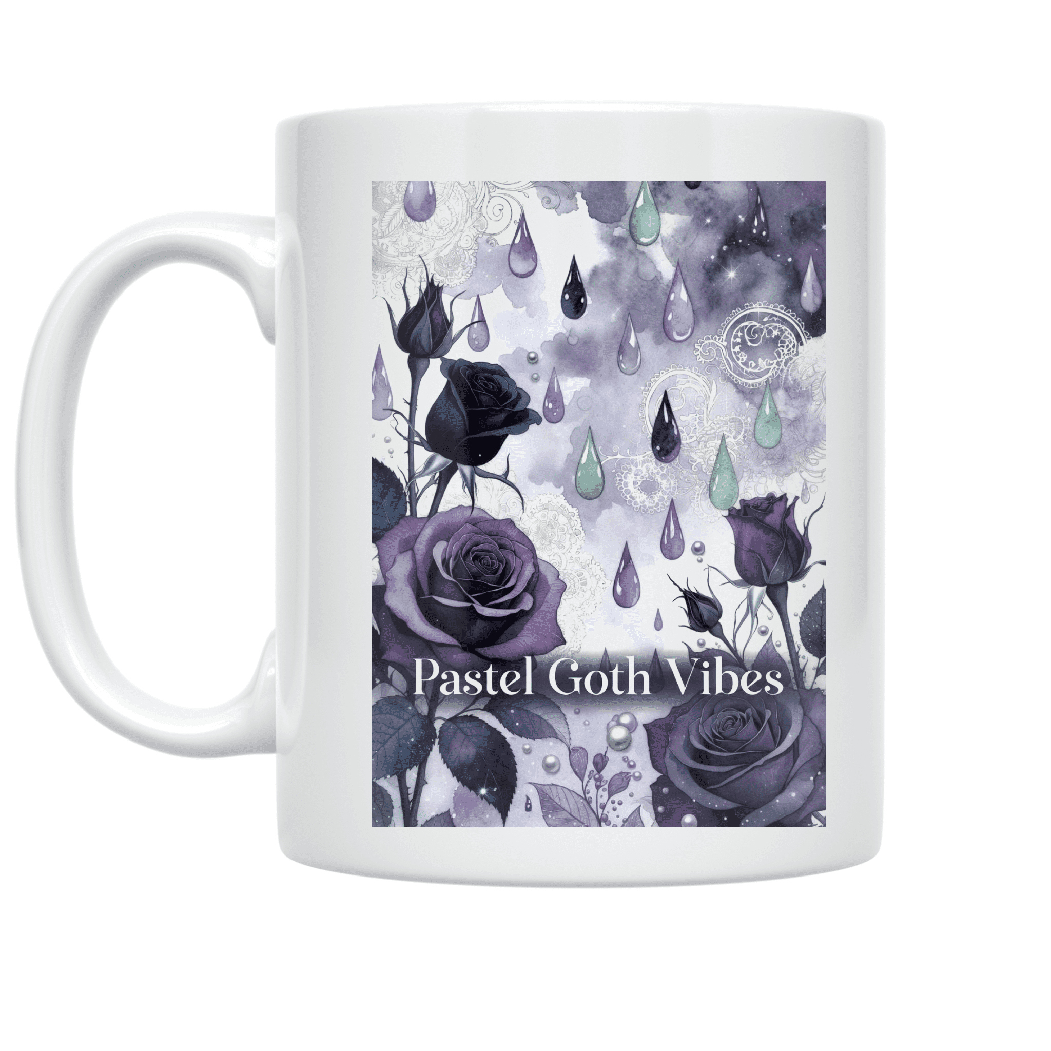 Pastel Goth Aesthetic - Alternative Style Enthusiast - 11 oz Ceramic ...