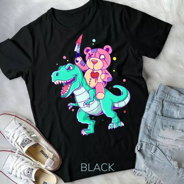 Pastel Goth Creepy Teddy On Rex Unisex T-Shirt Shirt Unisex S-5XL Hot ...