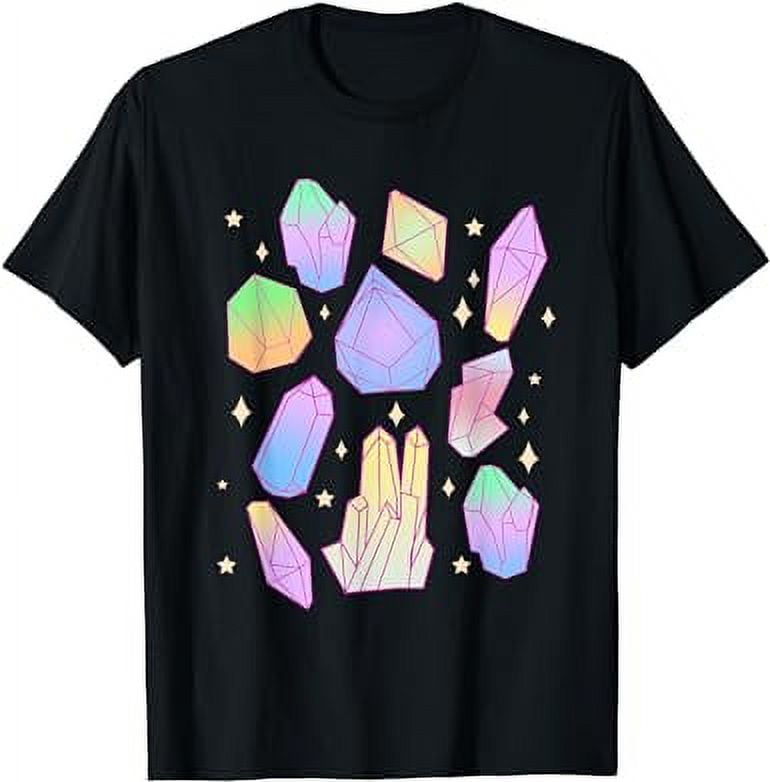 Pastel Goth Magical Crystal Waterfall Kawaii Goth Witchy T-Shirt ...