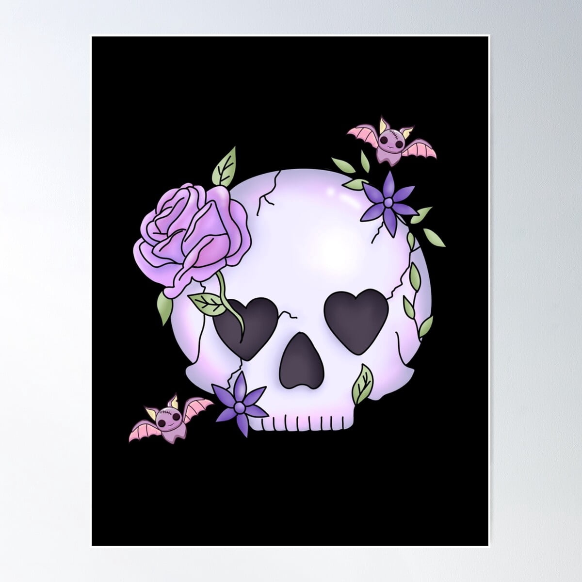 Pastel Goth! Poster Wall Art, Modern Wall Decor For Living Room Bedroom ...