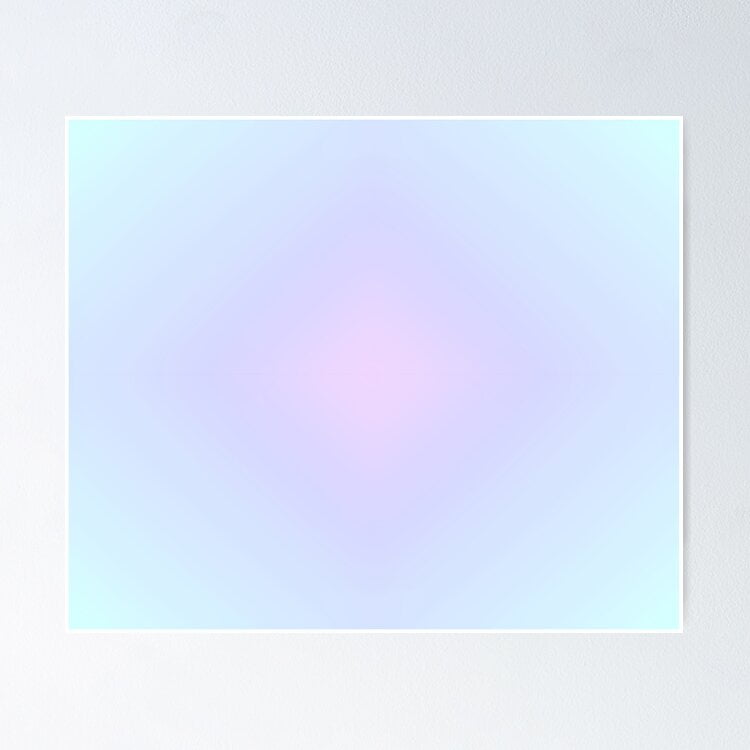 Pastel Gradient Diamond UNFRAMED Poster, 12x18 - Walmart.com