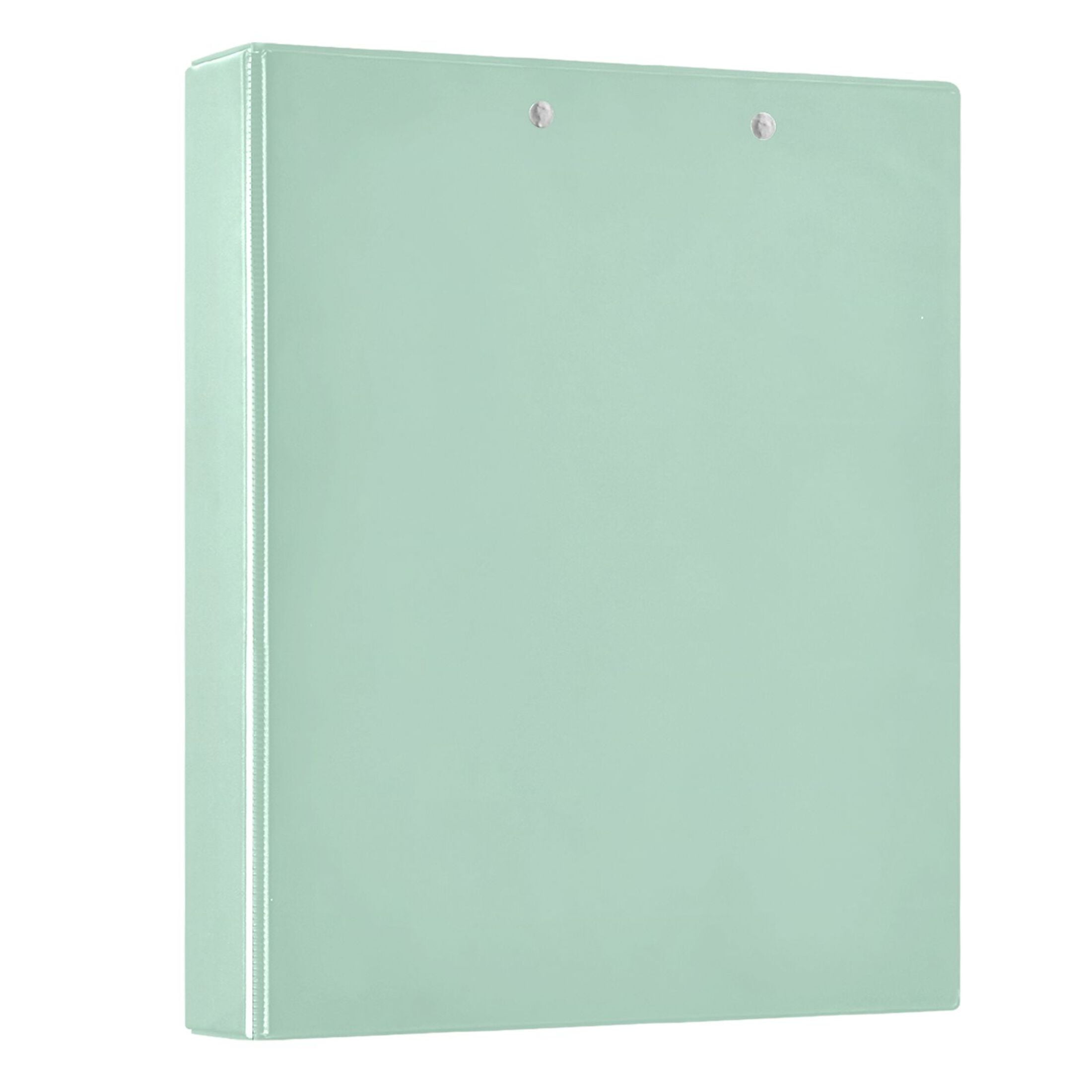 Pastel Green Hardcover 3 Ring Binder 1.5” Round Rings Letter Size Paper ...