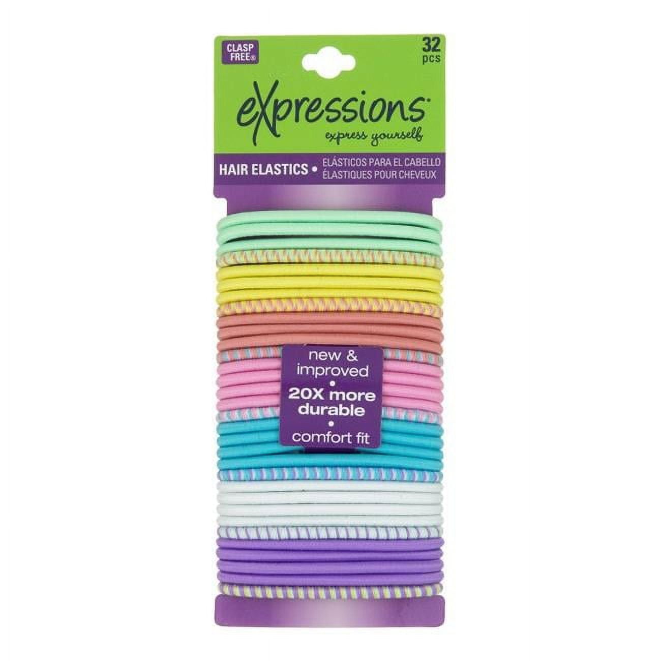 Pastel Hair Ties, Assorted Color - 32 per Pack - Pack of 48 - Walmart.com