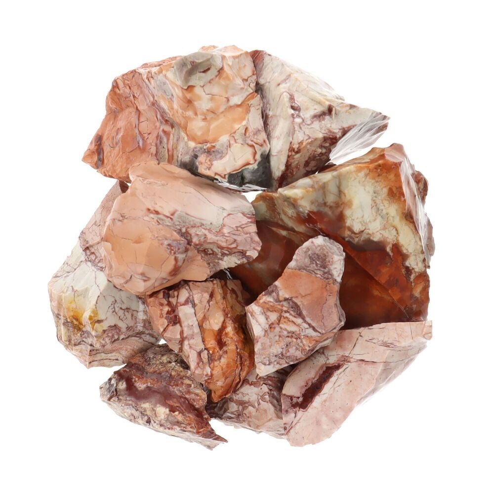 Pastel Jasper - Rough Rocks for Tumbling - Dispelling Fear and Anxiety ...