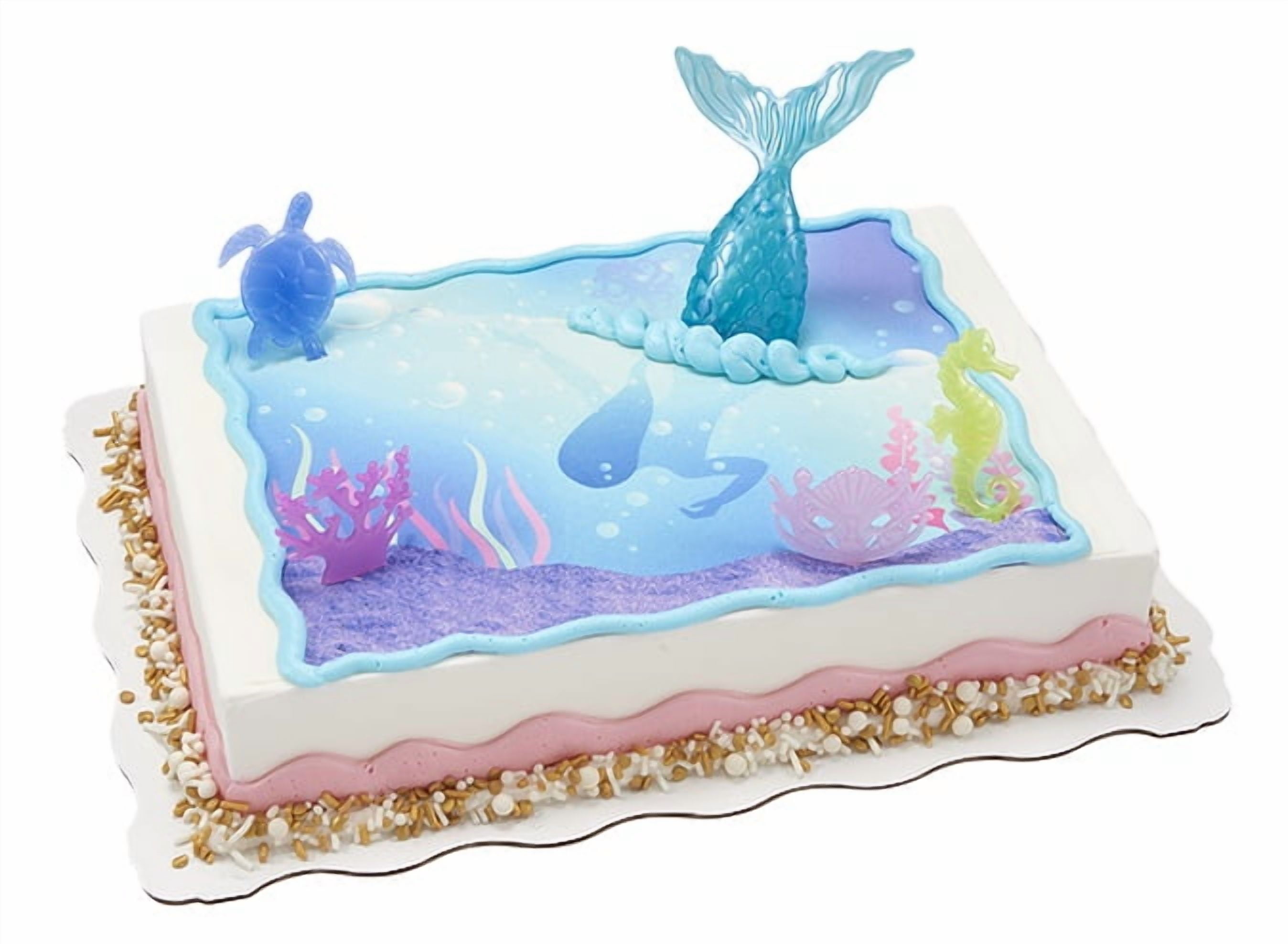 Pastel Mermaid Sheet Cake - Walmart.com