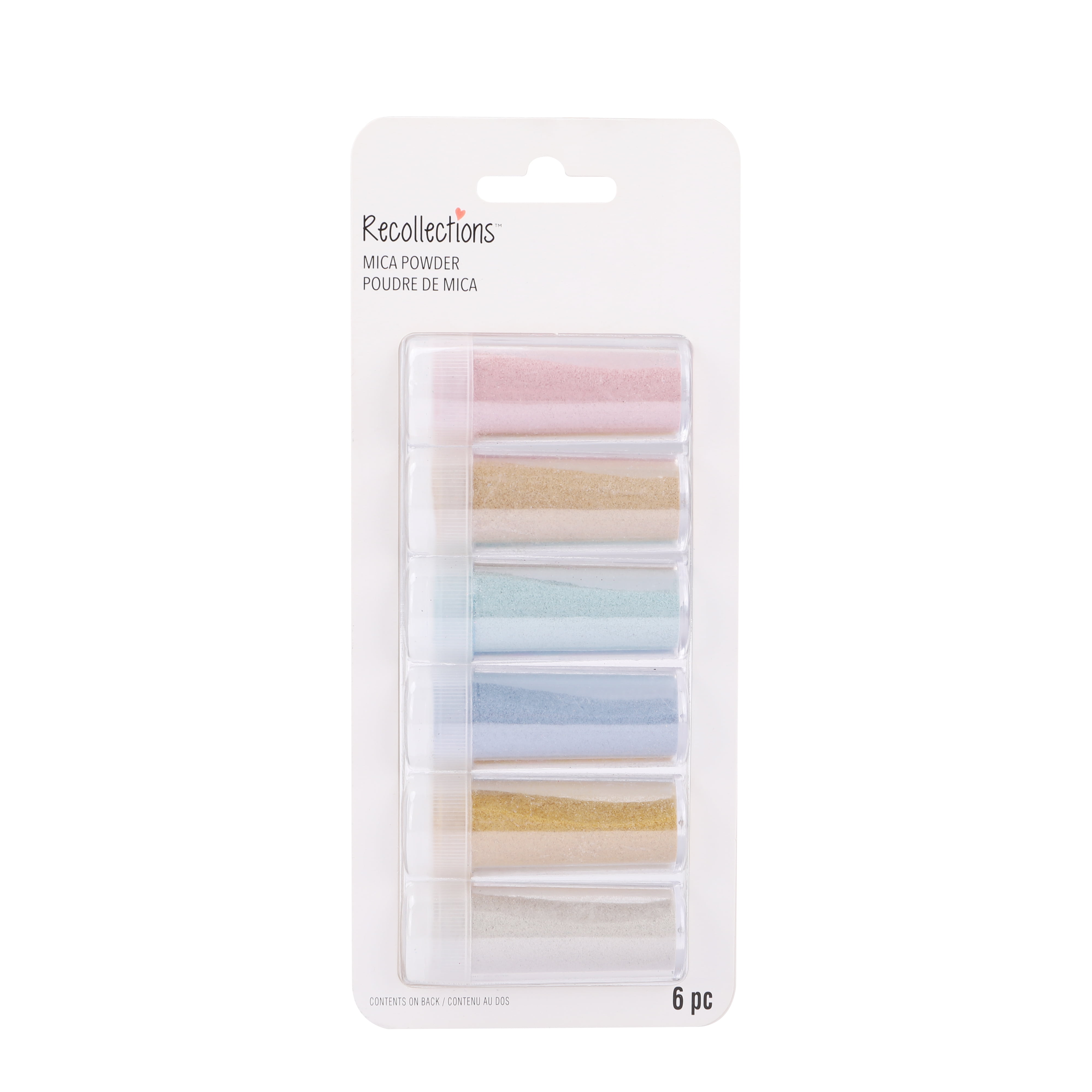 Pastel Mica Powder by Recollections – 0.18 oz Tubes of Soft Shimmering ...