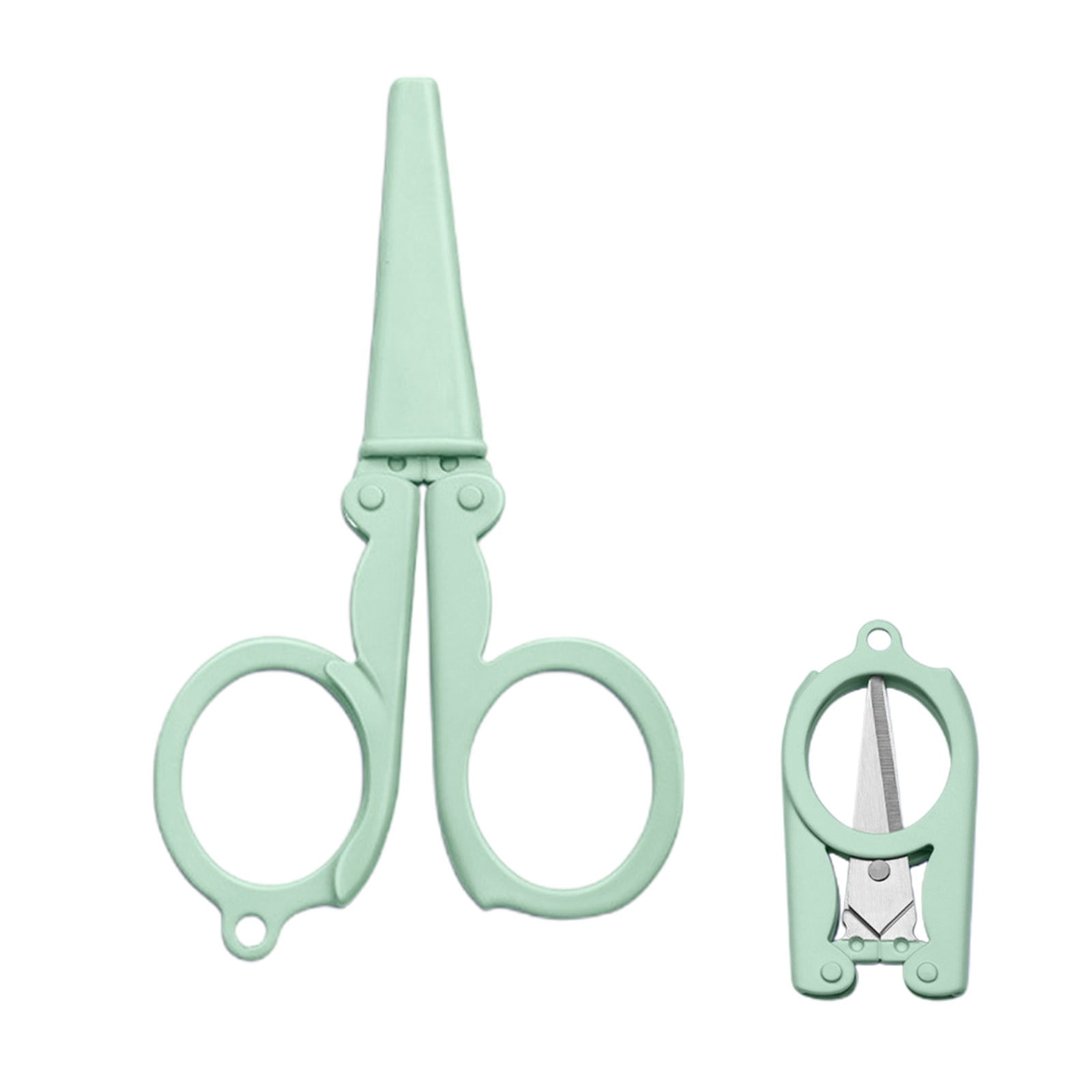 Pastel Mini Folding Scissors with Safety Cap Small Portable Travel ...