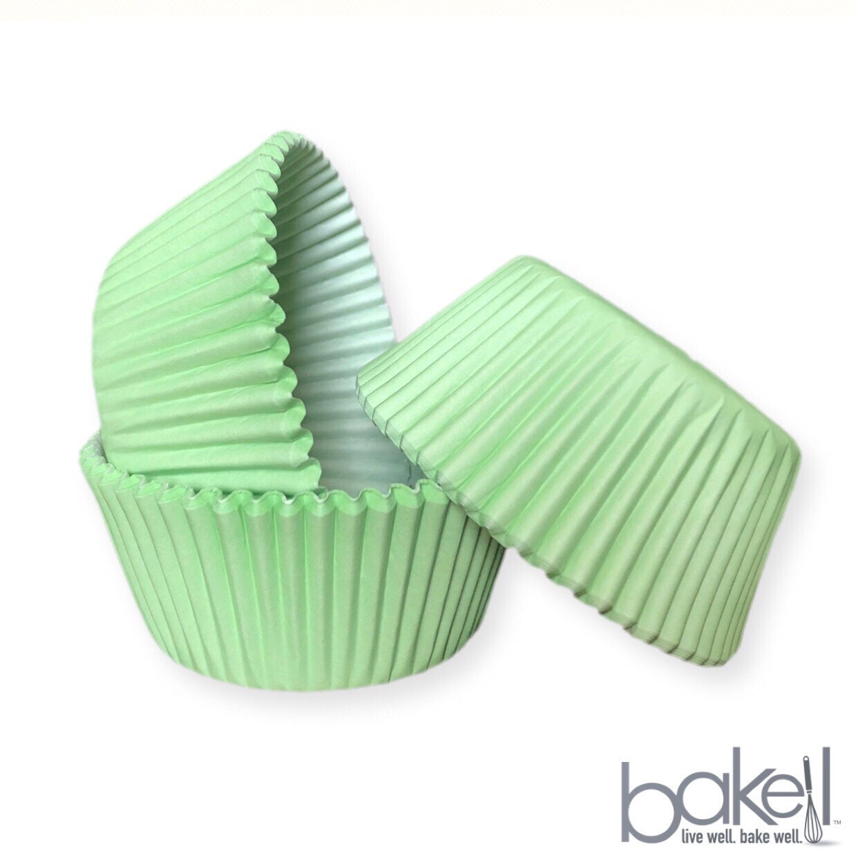 Pastel Mint Green Easter Cupcake Liners (25pcs, Standard Size) Grease ...