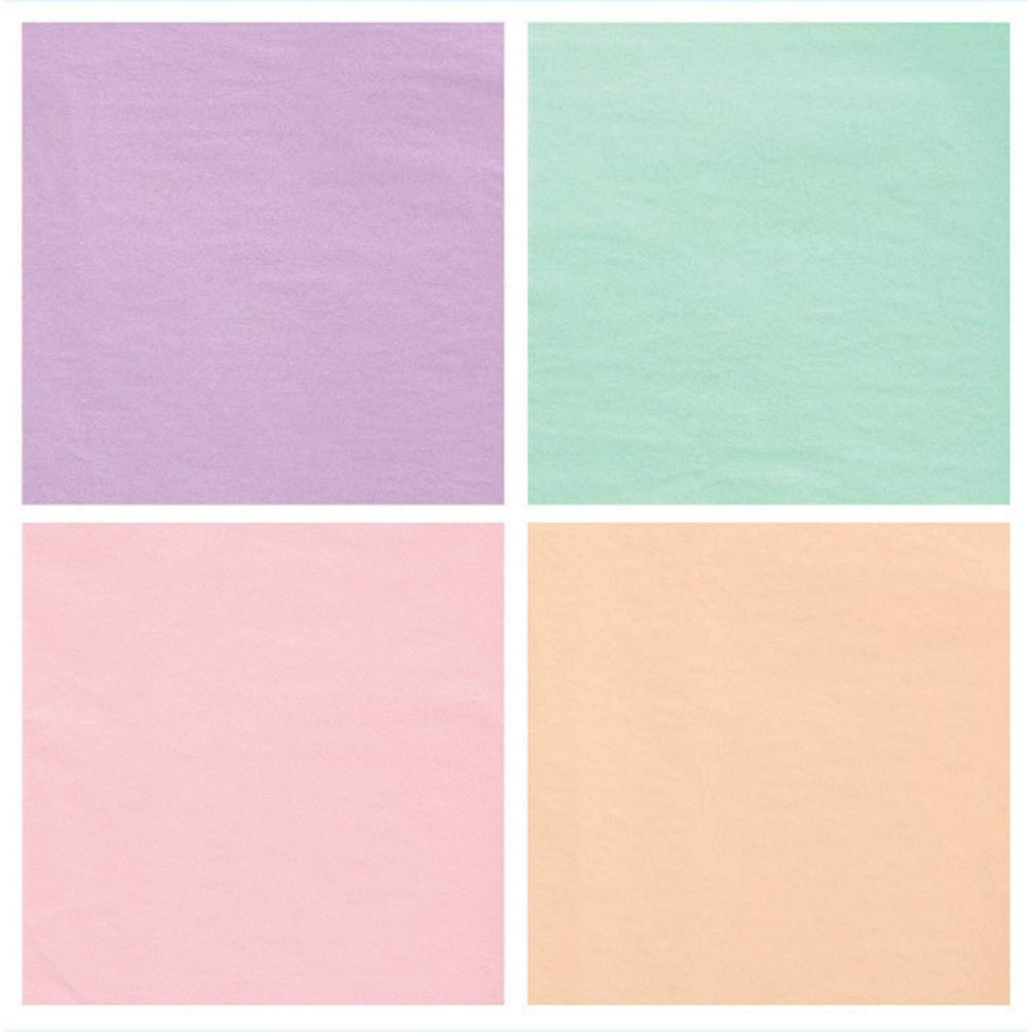 Pastel Mix Tissue Paper Set - Assorted Colors - 20" x 26" Sized Sheets ...