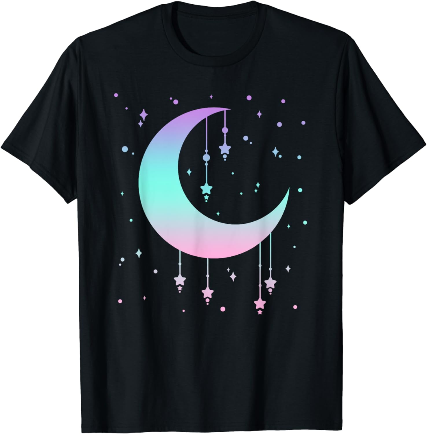 Pastel Moon Pastel Goth T-Shirt - Walmart.com