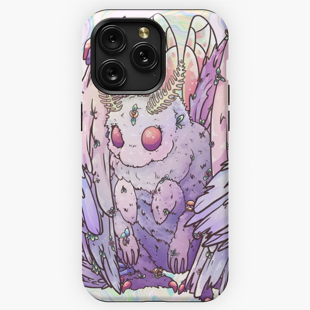 Pastel Mothman Mythical Retro Soft Aesthetic iPhone Case 17 to 11 Pro ...