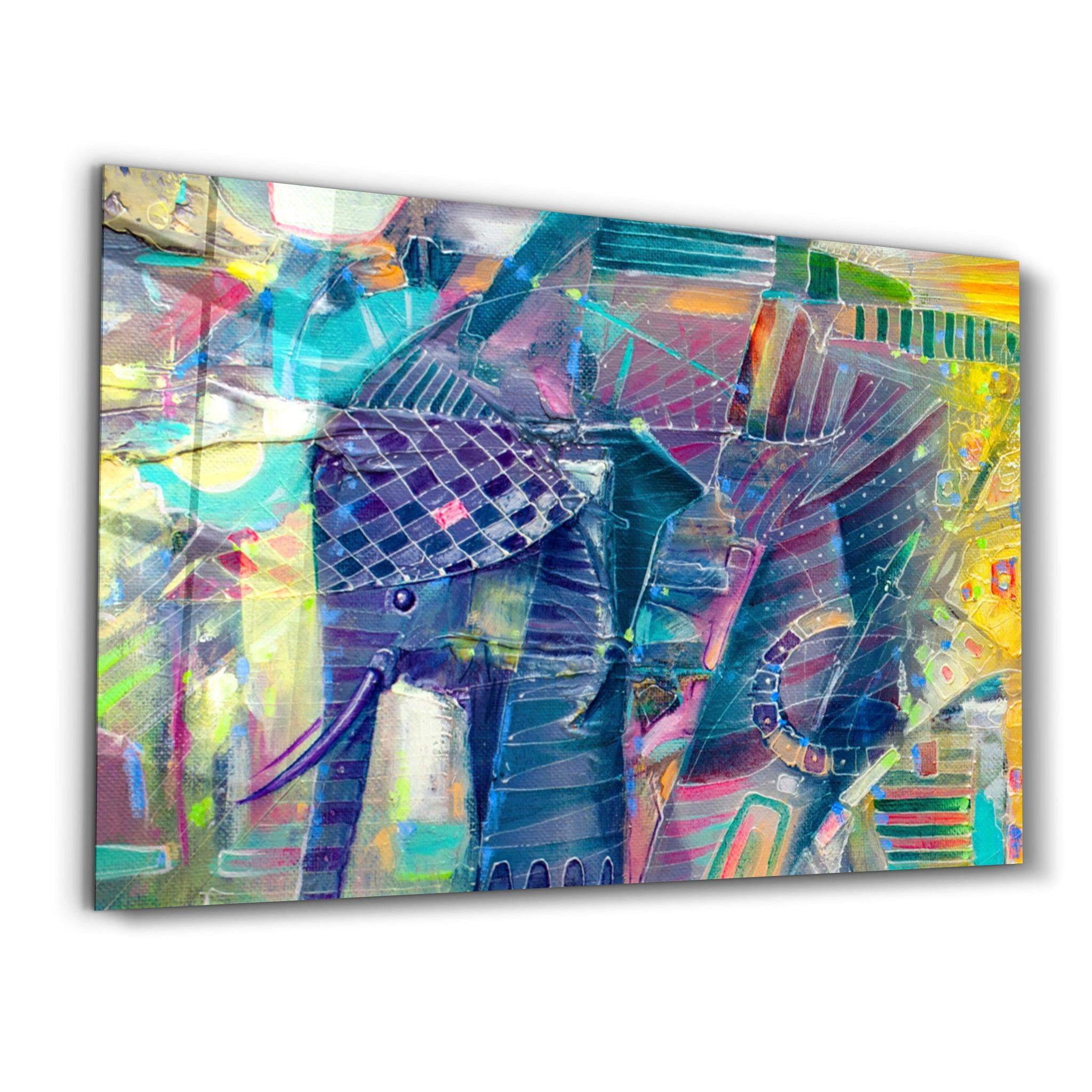Pastel Oil Pattern | Glass Wall Art - Walmart.com