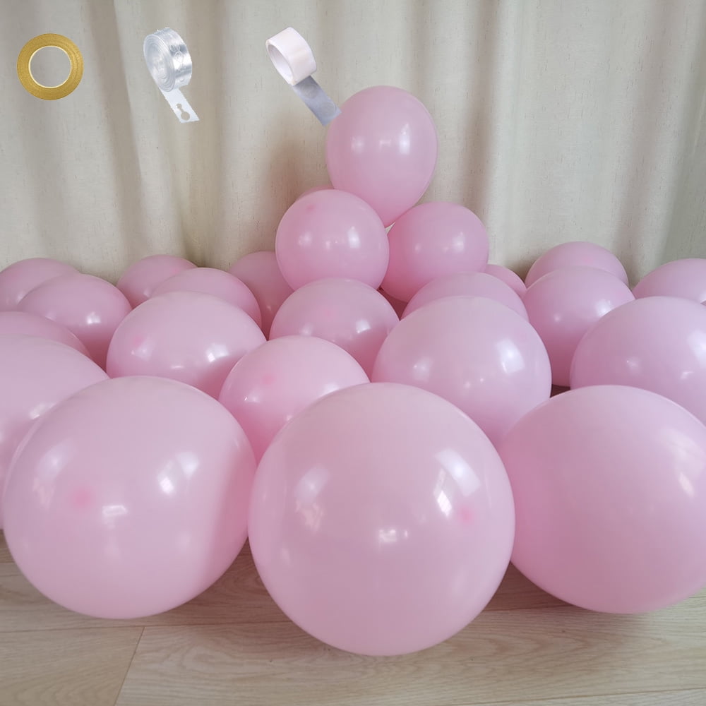 Pastel Pink Balloons 12 inch 100 pcs for Birthday Wedding Engagement ...