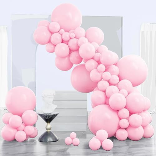 Pastel Pink Boons, 120 pcs Baby Pink Boons Different Sizes Pack of 18 ...