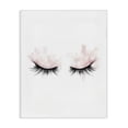 Pastel Pink Makeup & Lashes Canvas Wall Art, design by Christine ...