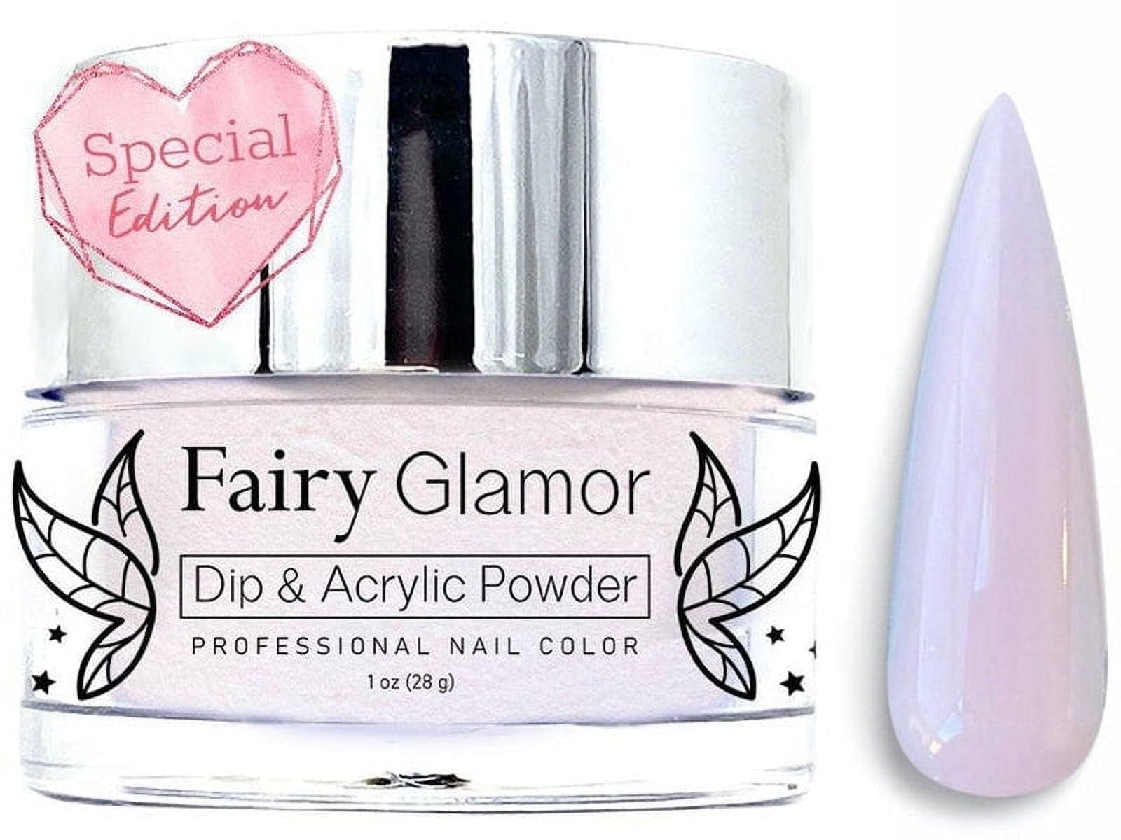 Pastel Pink Matte Dip and Acrylic Nail Powder - First Kiss - Fairy ...
