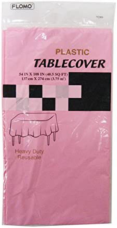 Pastel Pink Rectangular Table Cover (36 Units Included) - Walmart.com