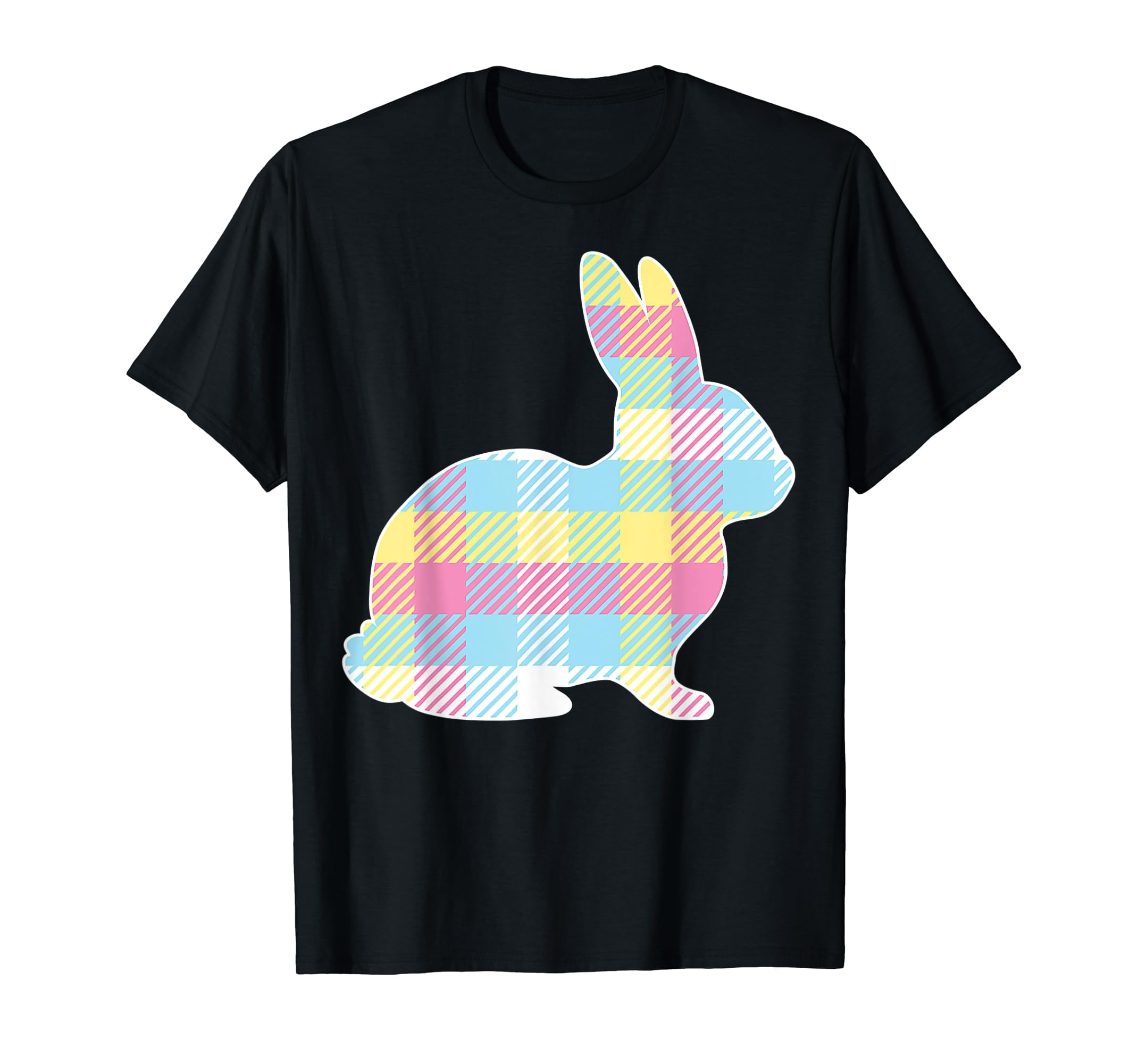 Pastel Plaid Easter Bunny Rabbit Men Vintage T-Shirt - Walmart.com