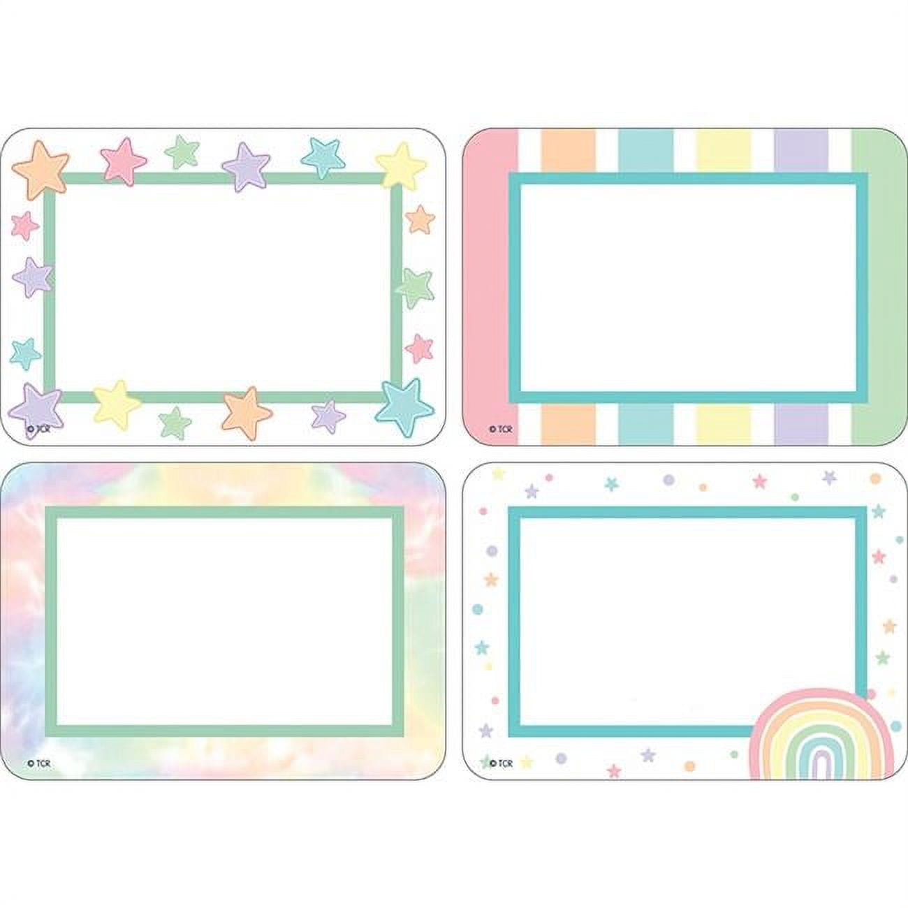 Pastel Pop Name Tags/Labels - Multi-Pack [TCR8421] - Walmart.com