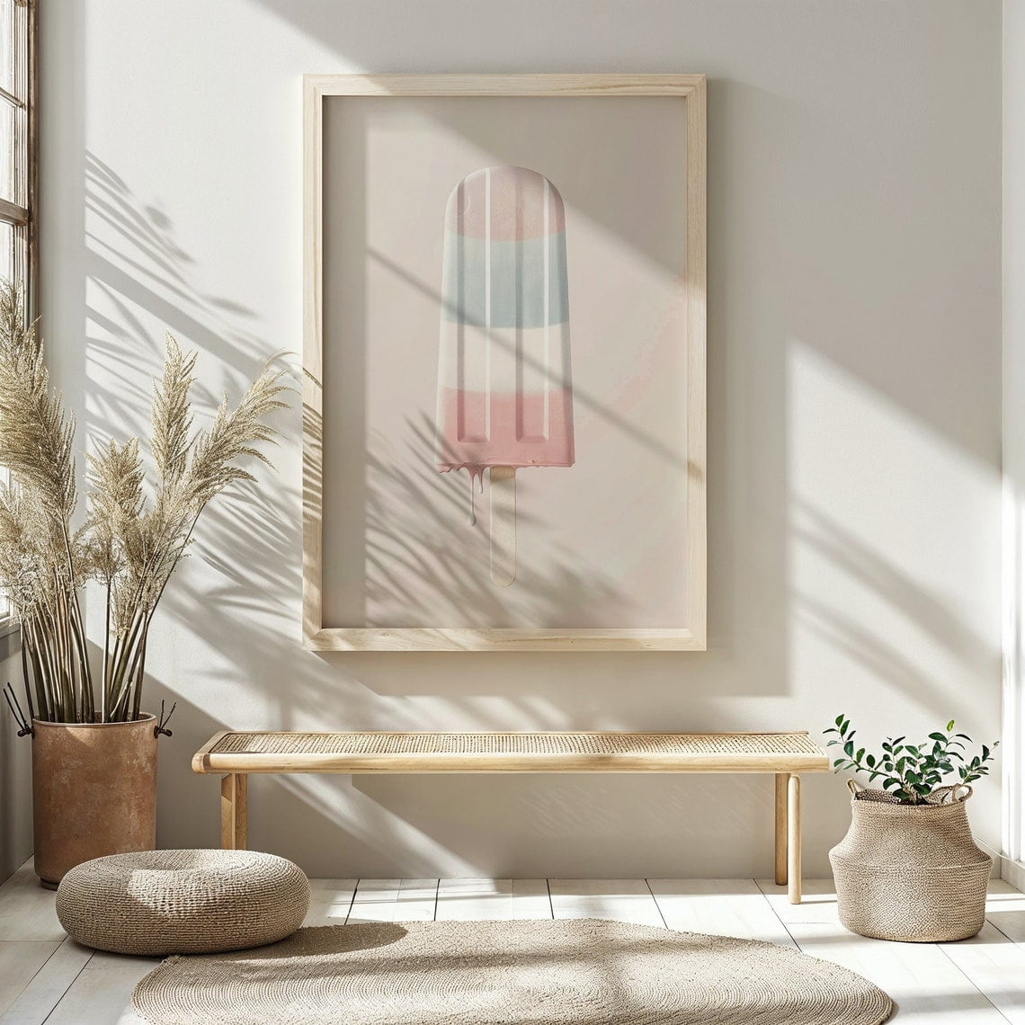Pastel Popsicle Print, Nursery Wall Art Kids Room Decor Summer Theme ...