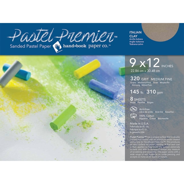 Pastel Premier Sanded Pastel Paper, 12 x 16 Inches, Medium Grit ...